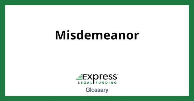 What is a Misdemeanor? | Criminal Offense & Law Definition