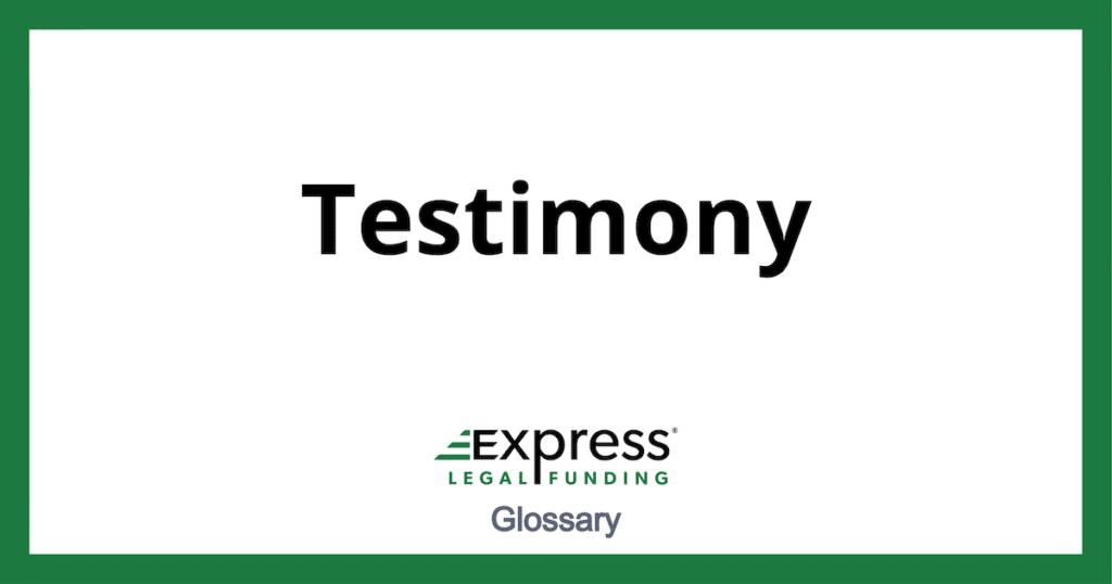 What Is Testimony? Definition, Meaning & Legal Examples