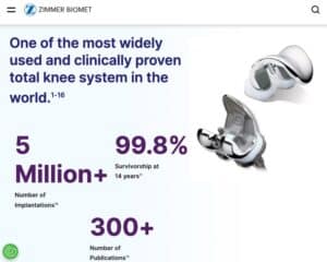 Knee Replacement Lawsuit: Exactech, Zimmer, Stryker Recalls