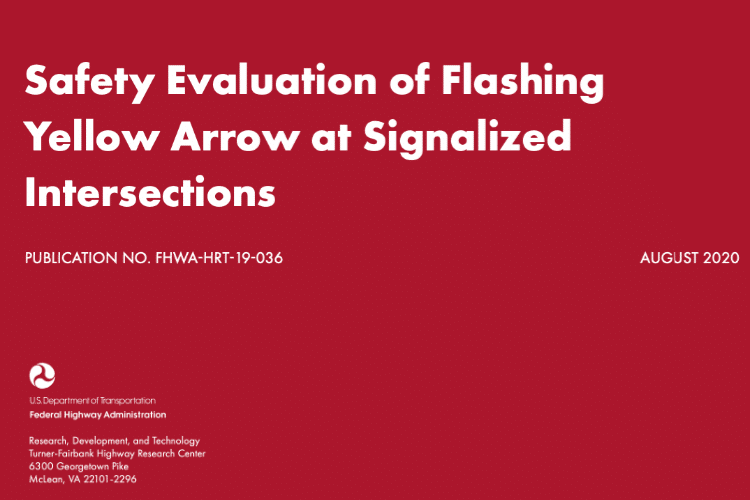 Flashing Red or Yellow Lights and Right-of-Way Accidents