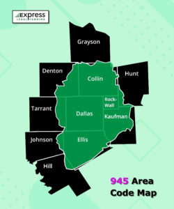 The 945 Area Code in Texas: Locations & Service Region Map